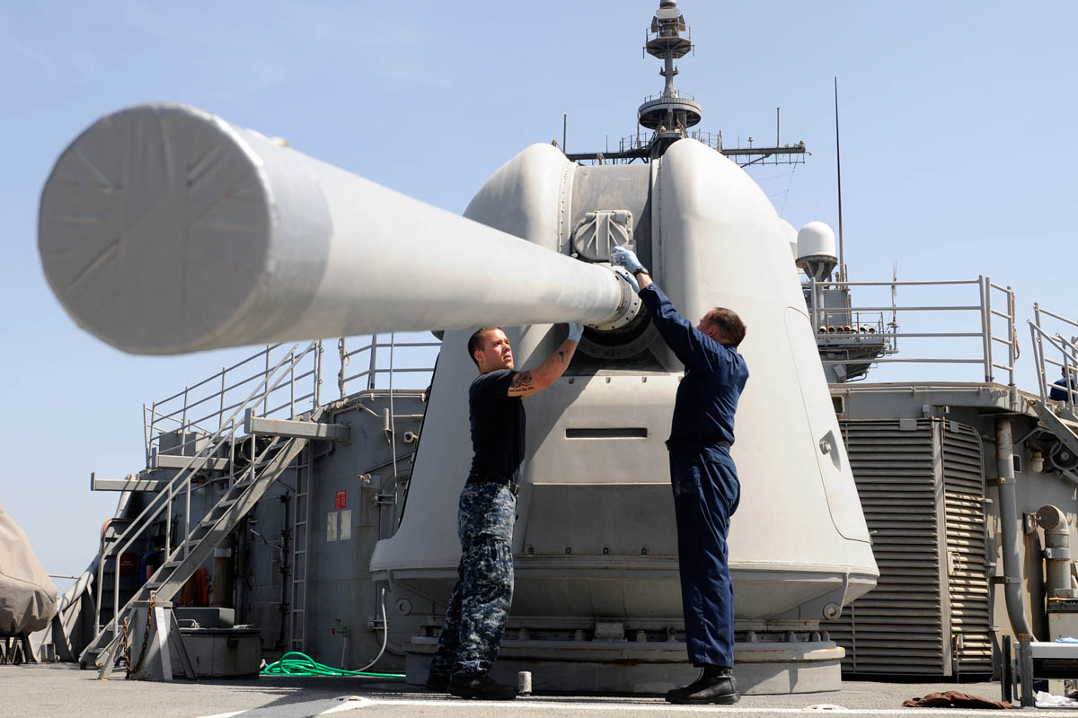 MK-45 5-inch Gun | Military.com