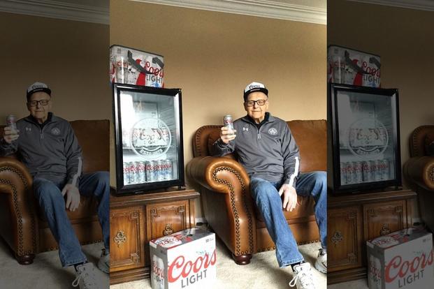 101-Year-Old WWII Veteran Surprised With Fridge Full of Coors Light ...