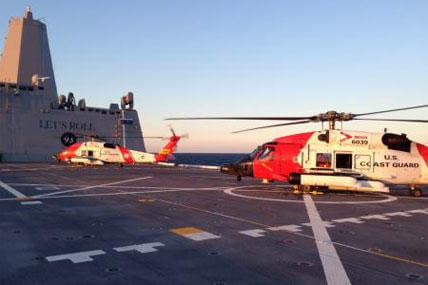 CG Helicopters Train Aboard Navy's Newest Warship | Military.com